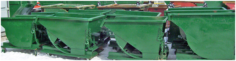 self-dumping-hopper bins quality made in Canada by JT Fabrication